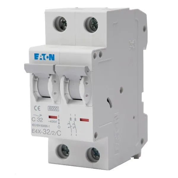E4X-10/2/C E4X Interruptor termomagnético (ITM) 2P 10A 4.5kA Curva C ...