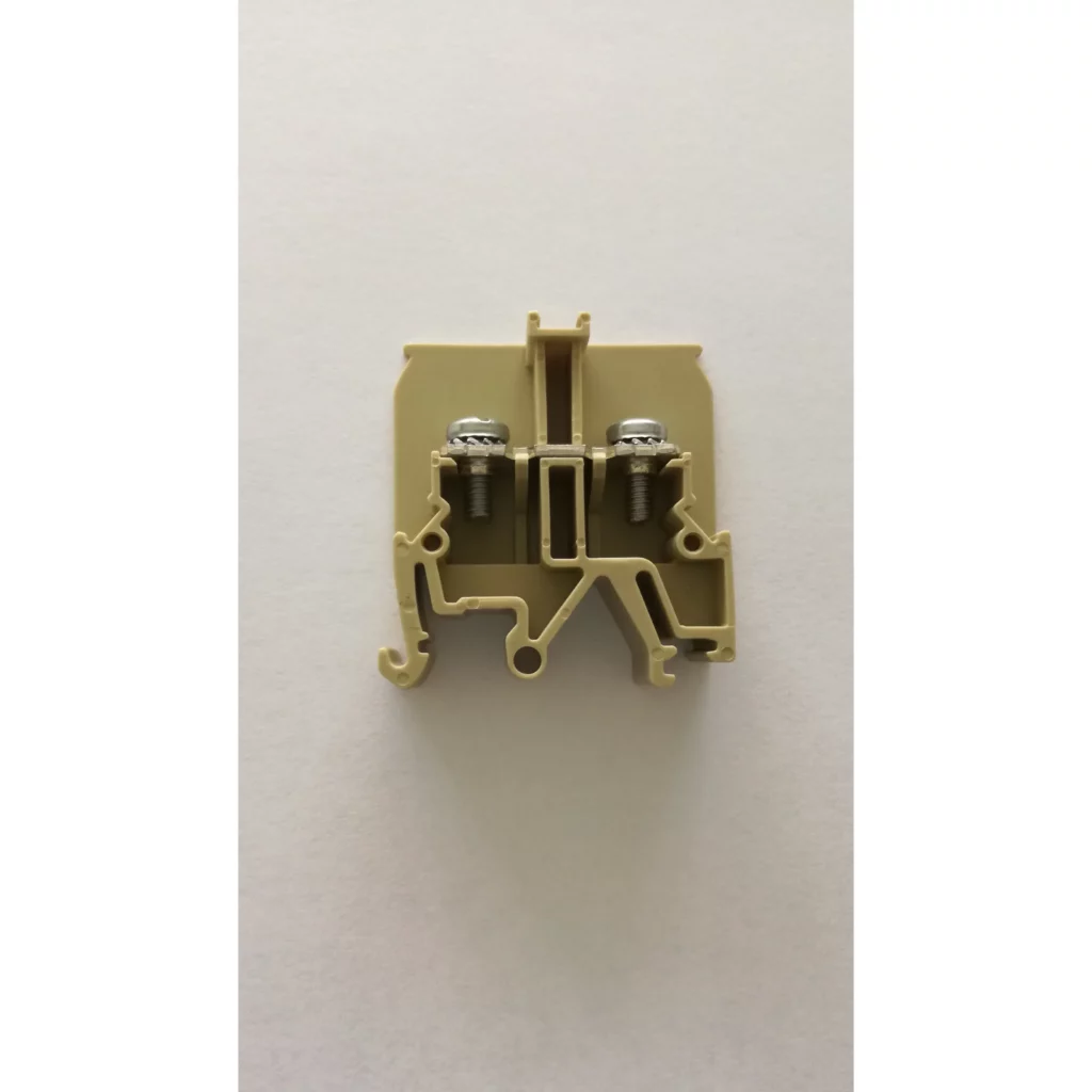 C904916600 ST5P1 V2/EN Clema de paso de ojillo M4 en color beige 6mm² ...