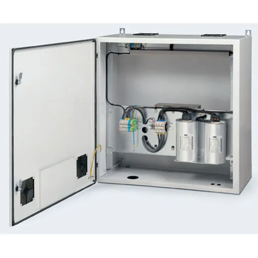 Banco fijo de 100kVAR Con ITM de 200A 3X384.8µF 480VCA Gabinete ...