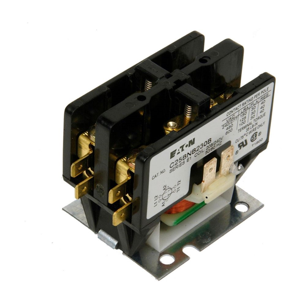 Contactor de proposito definido bobina 110-120 VCA 50/60 Hz 2P 30A 600V ...